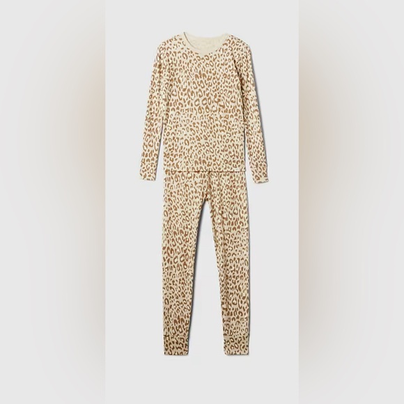 GAP | Pajamas | Gap Kids Organic Brushed Cotton Pajama Set Cheetah Nwt ...